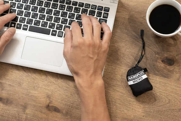 NANOPLUS Micro -Basic-（無地）薄い軽い小さい丈夫なエコバッグ - NANOPLUS公式ストア